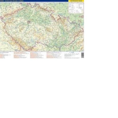 Česko - administrativní mapa / fyzická mapa 1:1 150 000 | Kanzelsberger ...